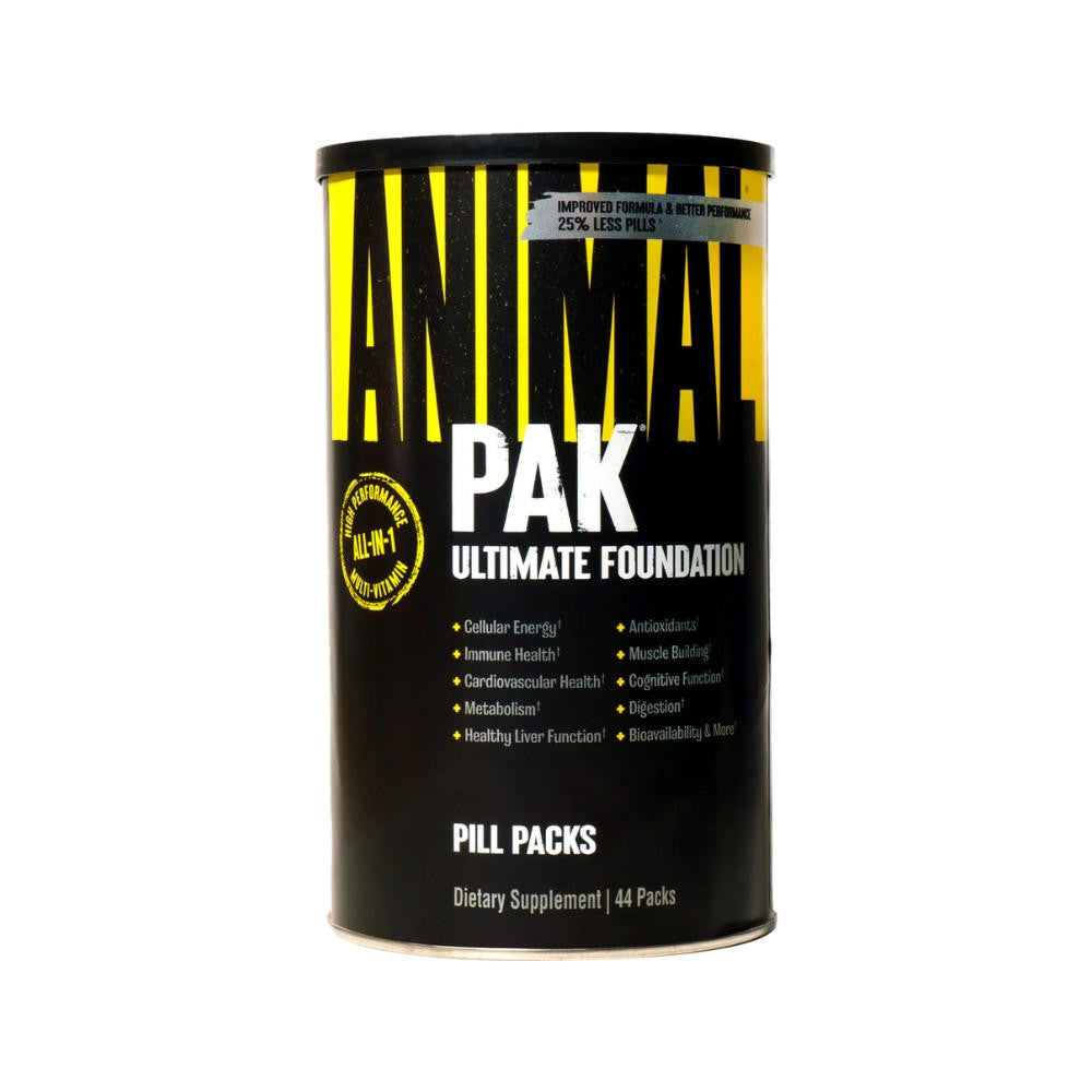 Animal Pak Vitamins & Vasodilators 44 Pill Packs | Universal Nutrition ...